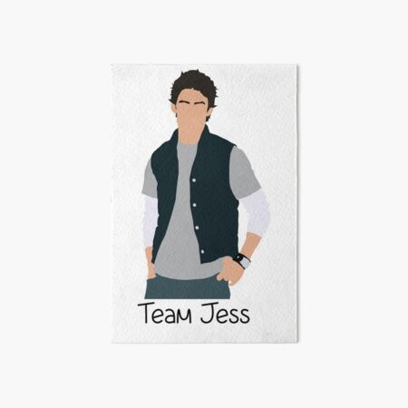 "Team Jess Cartoon" Art Board Print by KLoscko | Redbubble