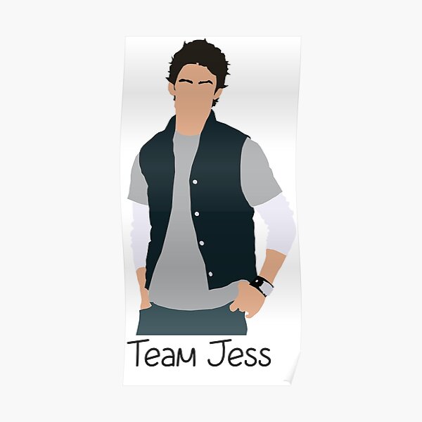 "Team Jess Cartoon" Poster by KLoscko | Redbubble
