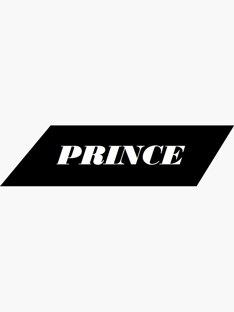 "Prince Logo" Sticker for Sale by Aramious | Redbubble