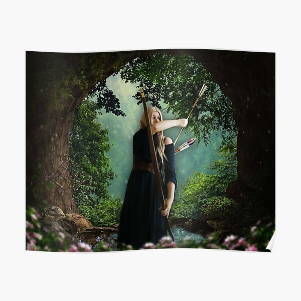 "Woodland Elf" Poster for Sale by Lynniame | Redbubble