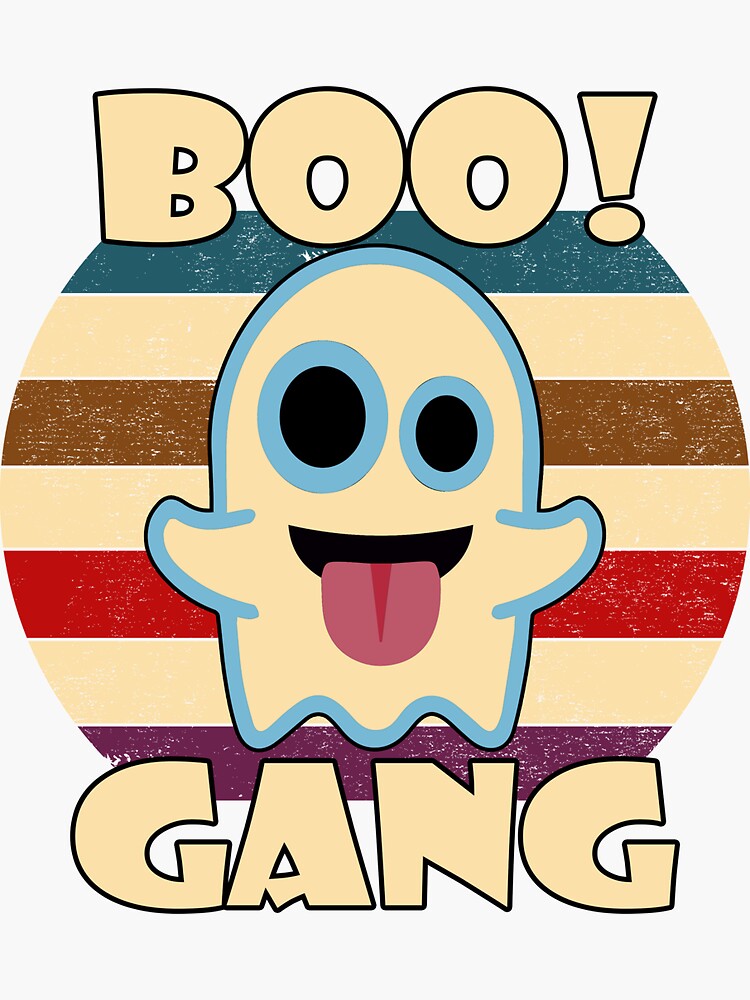 "Boo Gang Ghost" Sticker for Sale by fouadwin | Redbubble