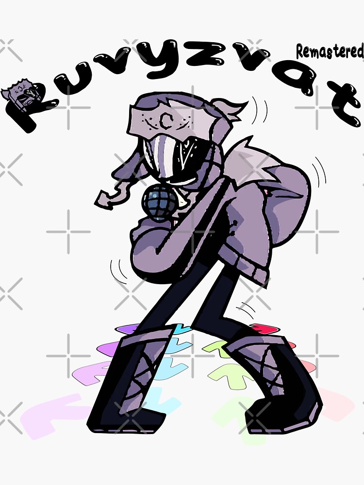 "RUV Die FNF (remastered 2)" Sticker von SJarkCube | Redbubble