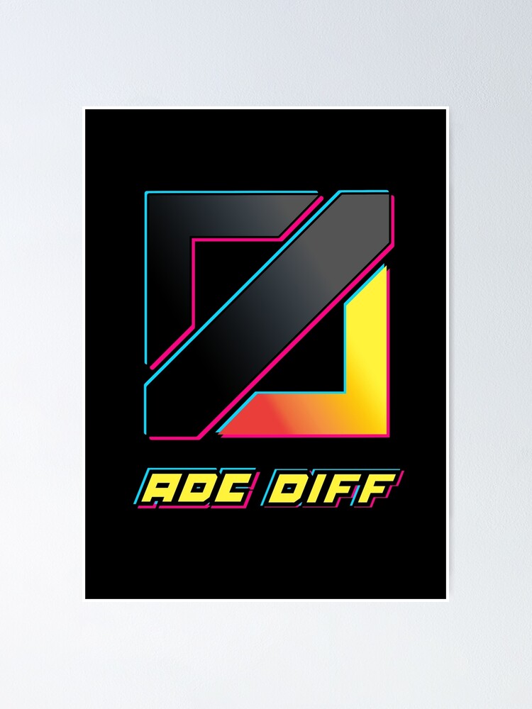 "ADC Diff Meme" Poster for Sale by Qkibrat | Redbubble