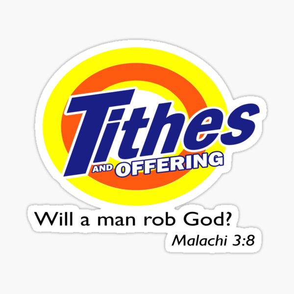 "Tithes and Offering" Sticker for Sale by Okitsworkingnow | Redbubble