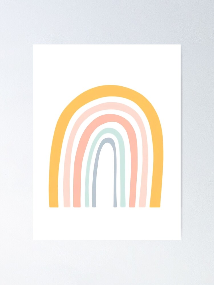 "Rainbow Pastel" Poster for Sale by FPortfolio | Redbubble