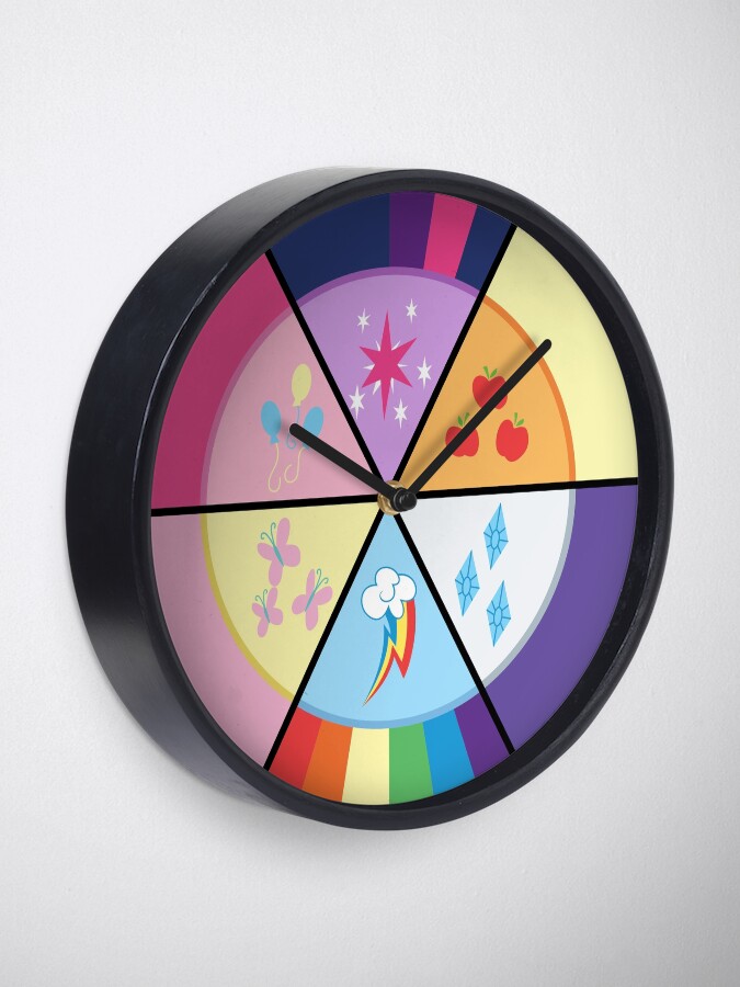 "My Little Pony Cutie Mark Circle" Clock for Sale by CGWolf13 | Redbubble