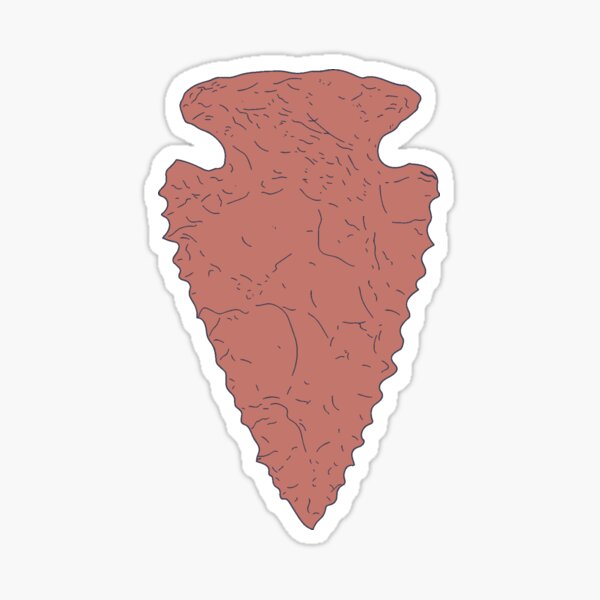 "Arrowhead Hunting Pocket - Ancient Device - Projectile" Sticker for ...