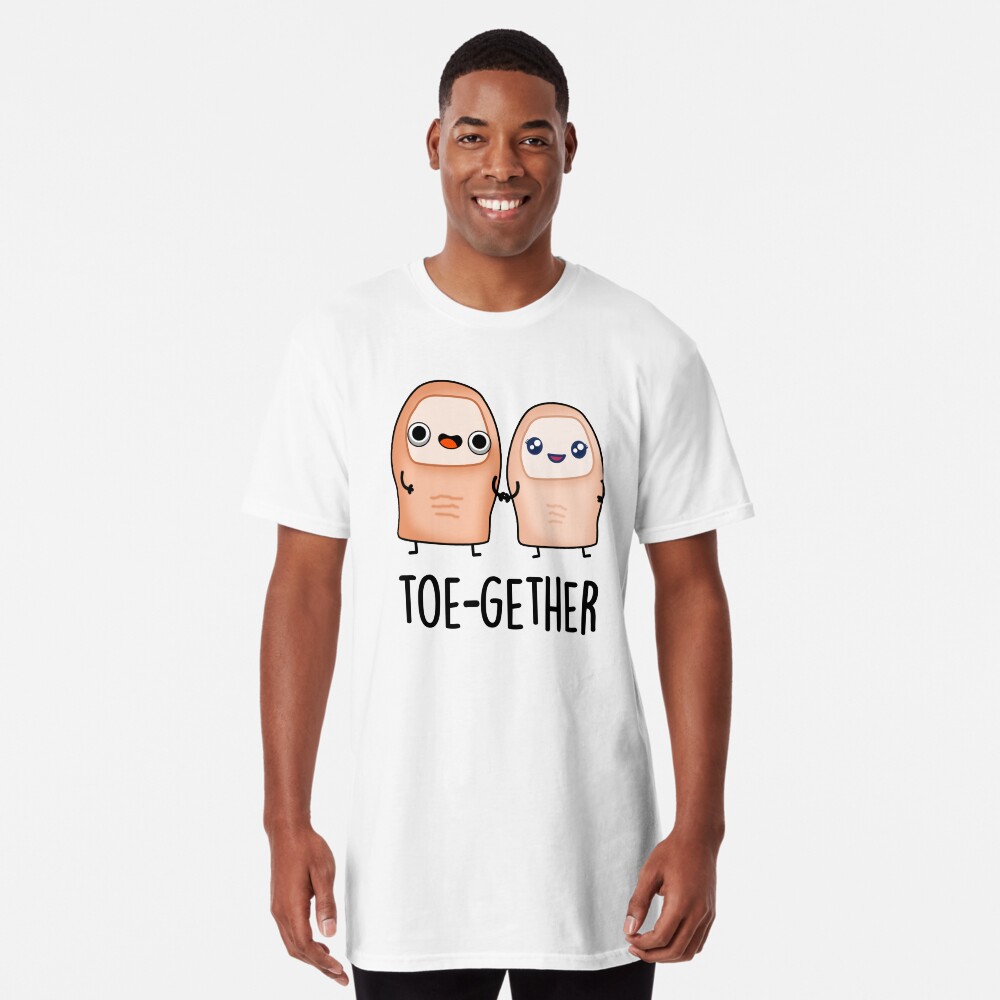 "Toe-gether Cute Big Toe Puns" Sticker for Sale by punnybone | Redbubble