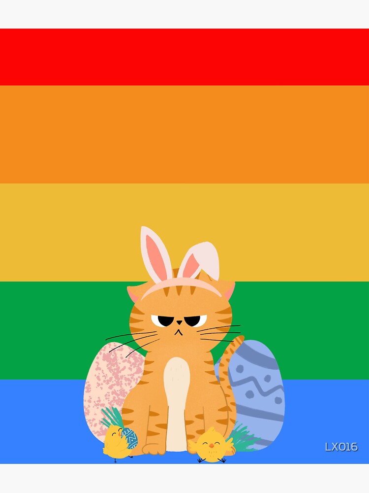"nyan bunny cat" Sticker for Sale by LX016 | Redbubble