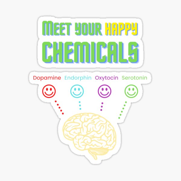 "Happy Chemicals" Sticker for Sale by DoherDesigns | Redbubble