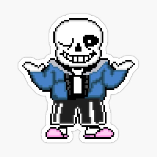 "Your Typical Undertale Sans" Sticker for Sale by DiamondExpert | Redbubble