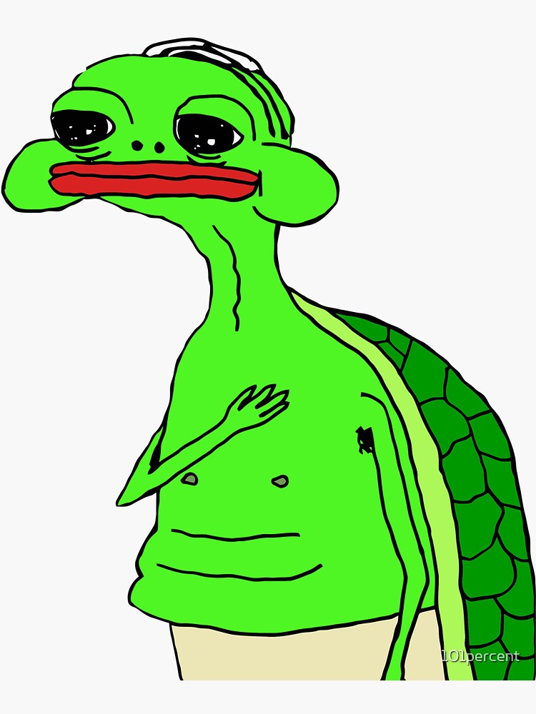 "sad turtle shirts" Sticker by 101percent | Redbubble