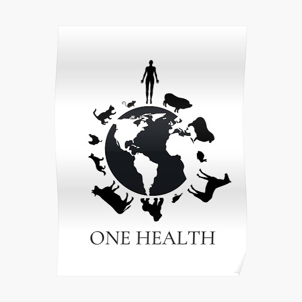 "One Health" Poster by FLHeifer | Redbubble