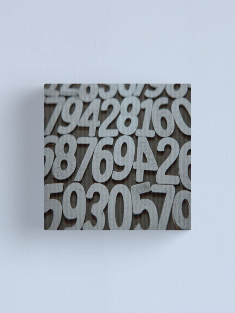 "Numberblocks" Canvas Print for Sale by SSVGOODS | Redbubble