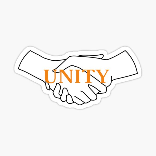 "Unity" Sticker for Sale by Lifesjourneyco | Redbubble