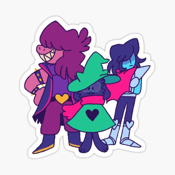 "deltarune" Sticker for Sale by turboraven | Redbubble