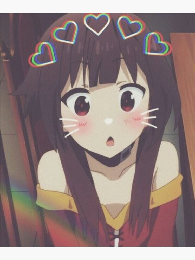 "Megumin Konosuba Cute Filter" Poster for Sale by 1Zaners | Redbubble