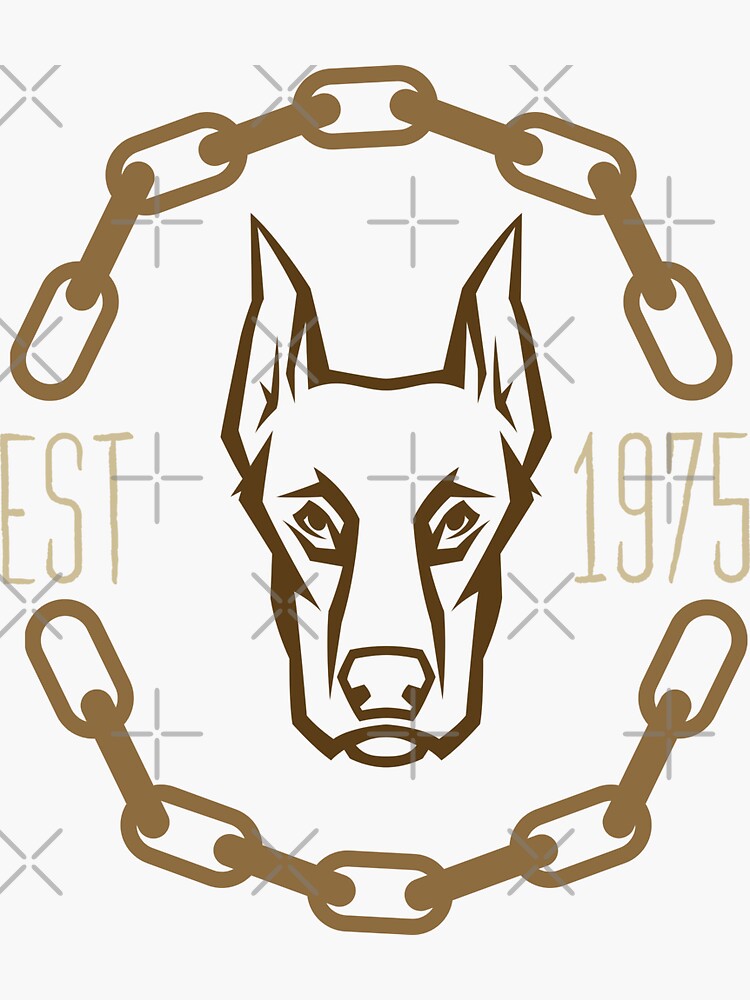 "EST 1975" Sticker for Sale by dr-tars | Redbubble