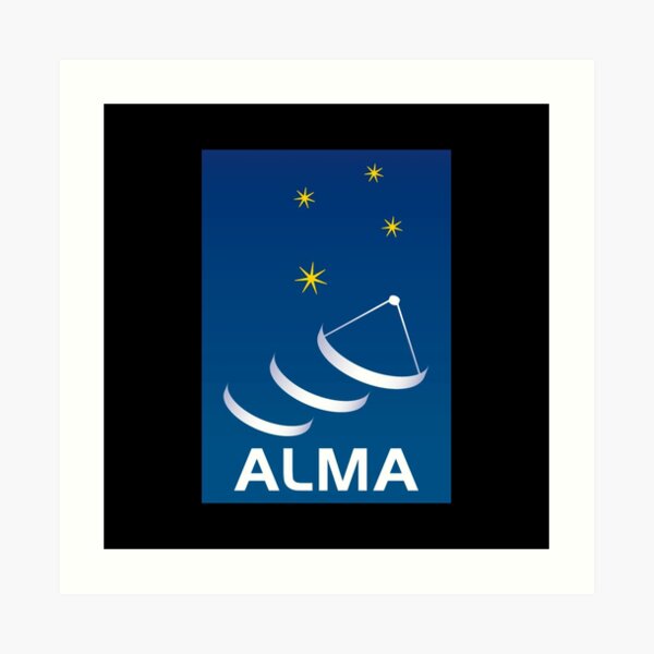 "Atacama Large Millimeter Array logo" Art Print for Sale by ...