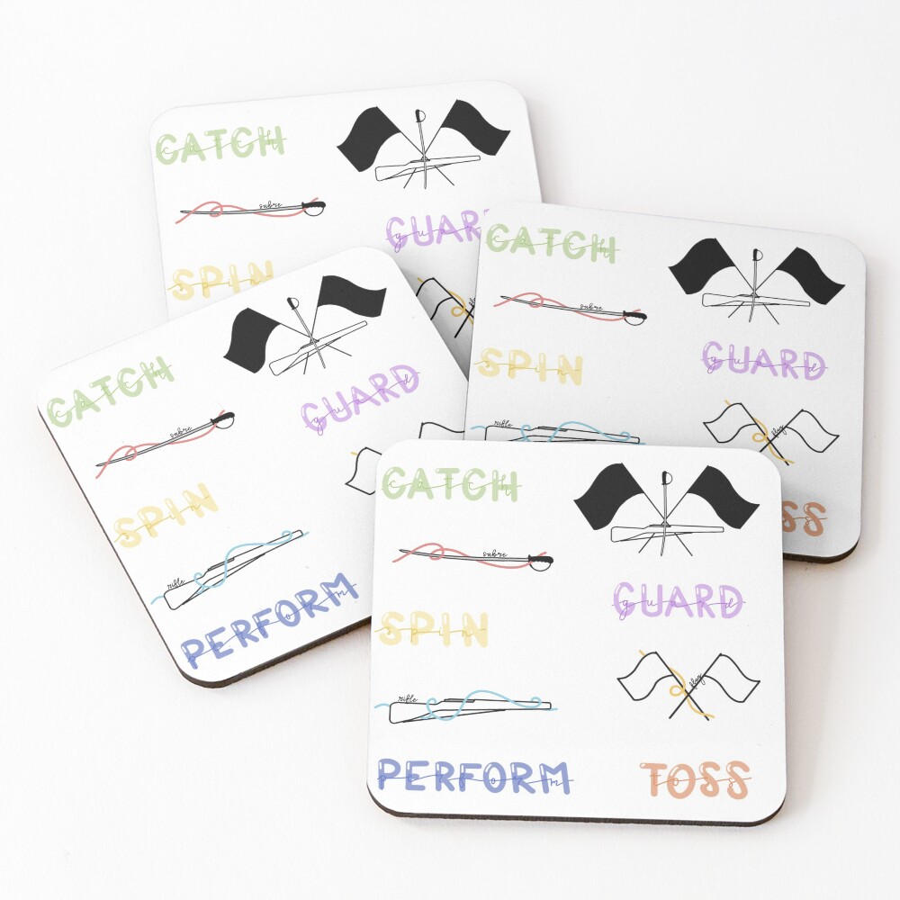 "Color Guard Word Pack" Sticker for Sale by kkanthatham | Redbubble
