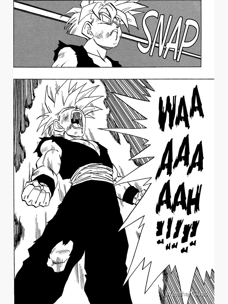 "Gohan's Rage Manga Panel" Photographic Print for Sale by WeatherClues ...