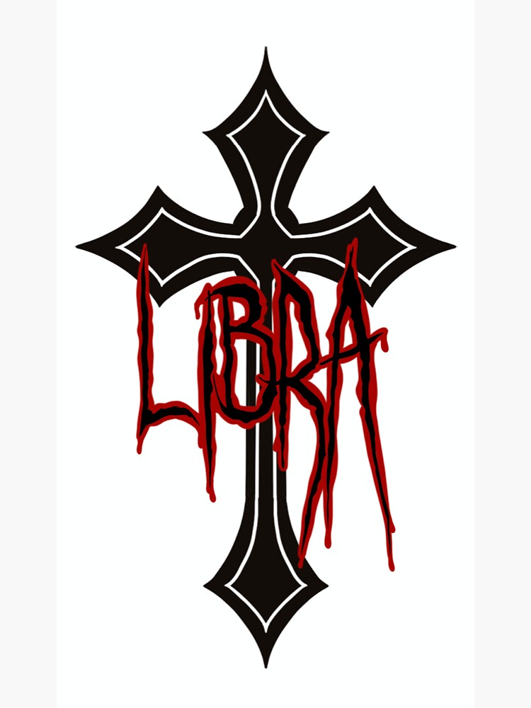 "Gothic Zodiac Sign Libra" Sticker for Sale by lilRaspberry | Redbubble