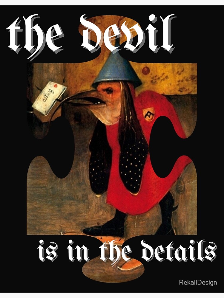 Impression photo « Hieronymus Bosch Devil est dans le détail », par ...