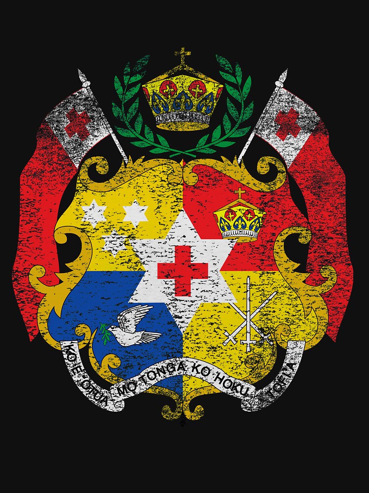"Tongan Coat of Arms Tonga Symbol" Lightweight Hoodie by ozziwar ...