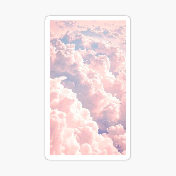 "Pink aesthetic clouds" Sticker by Sanshop1 | Redbubble