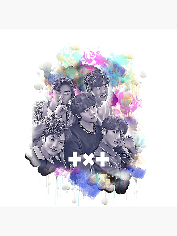 "Txt - tomorrow x together members colorful art" Poster for Sale by ...
