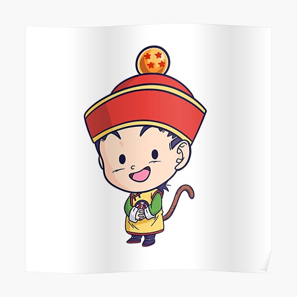 Póster «Gohan niño cabeza grande» de Cursed-Teemo | Redbubble