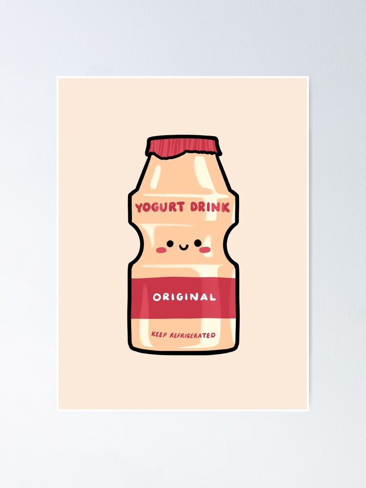 "Yakult Yogurt Drink" Poster for Sale by jaisamp | Redbubble