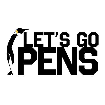 "LET'S GO PENS (*ORIGINAL DESIGN*)" Sticker for Sale by crowbarr ...