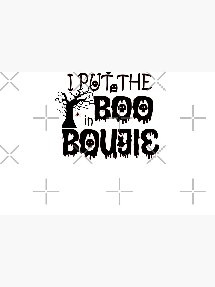 "Ich stecke den Boo in Boujie" Badematte von fadlaart | Redbubble
