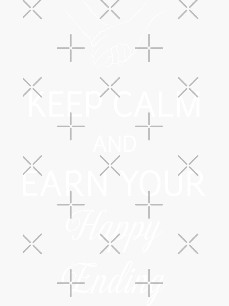 "Earn Your Happy Ending" Sticker for Sale by DanielBevis | Redbubble
