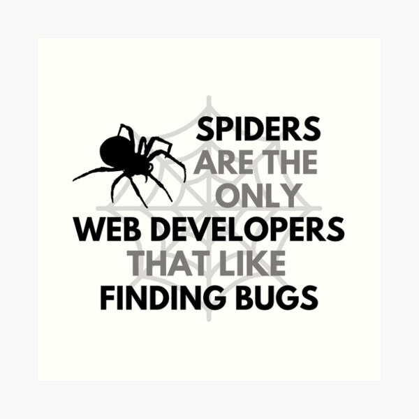 "Spiders Are The Only Web Developers That Like Finding Bugs ...