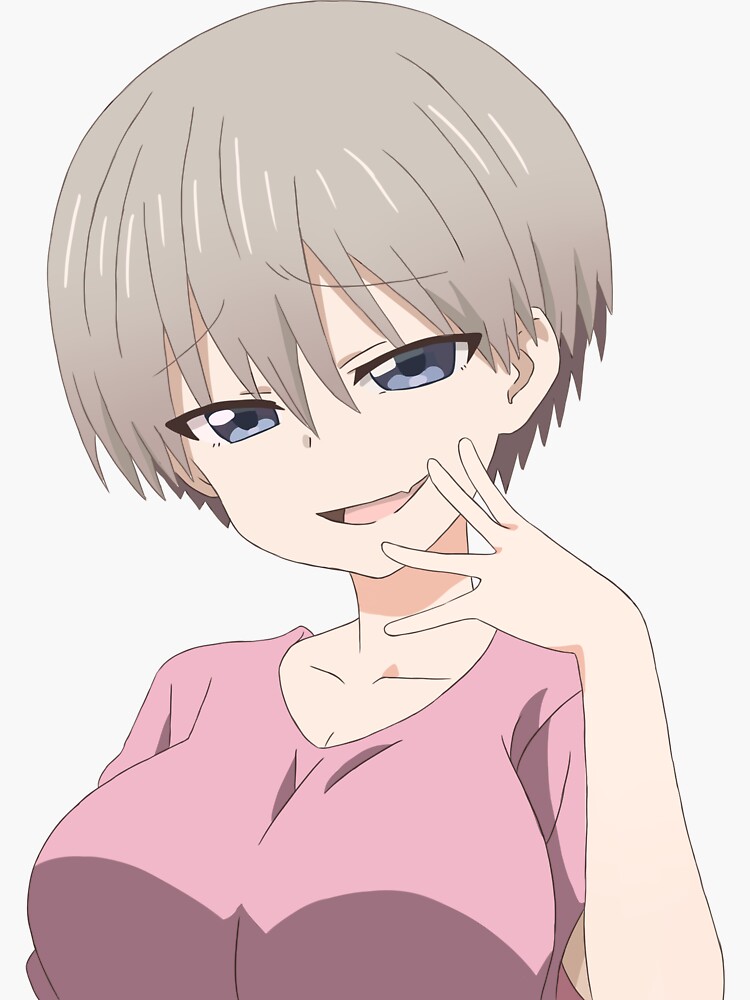 "Uzaki-chan smug" Sticker for Sale by withlove1000 | Redbubble