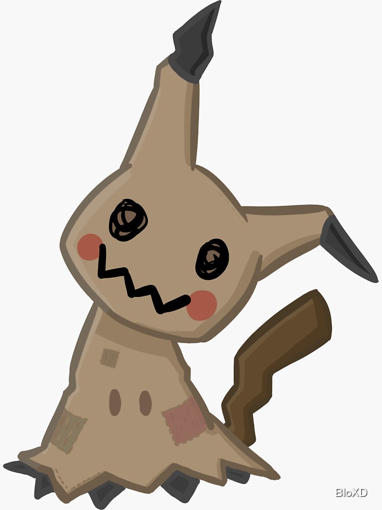 "Mimiku custom art" Sticker for Sale by BloXD | Redbubble