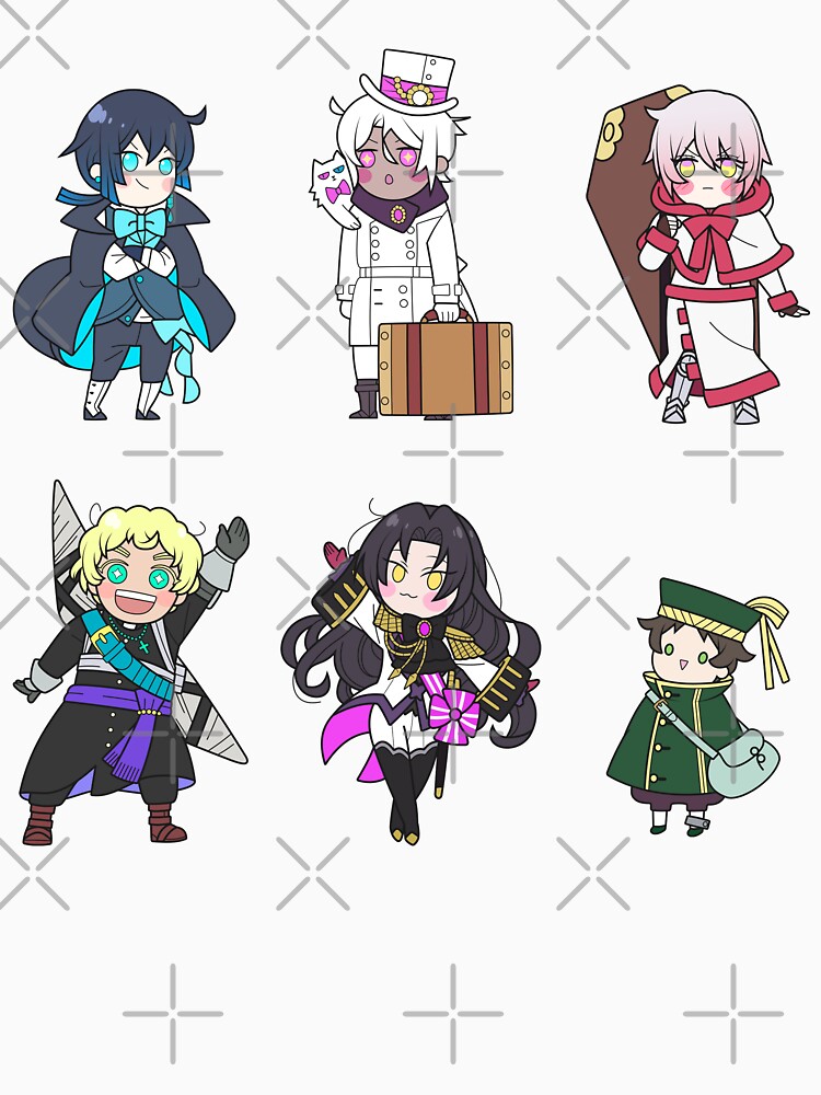 "Vanitas No Carte Chibis" T-shirt for Sale by ChibiCheems | Redbubble ...