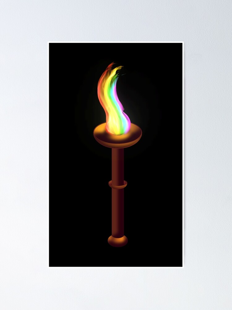 "Queer Liberation Rainbow Torch" Poster for Sale by FalcoSkyWolf ...