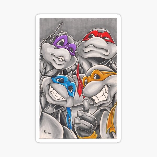 "TMNT" Sticker by rigosworld | Redbubble