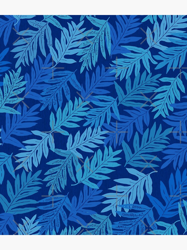 "Hawaiian Laua'e Fern-blue" Backpack for Sale by Linda Maliuana | Redbubble