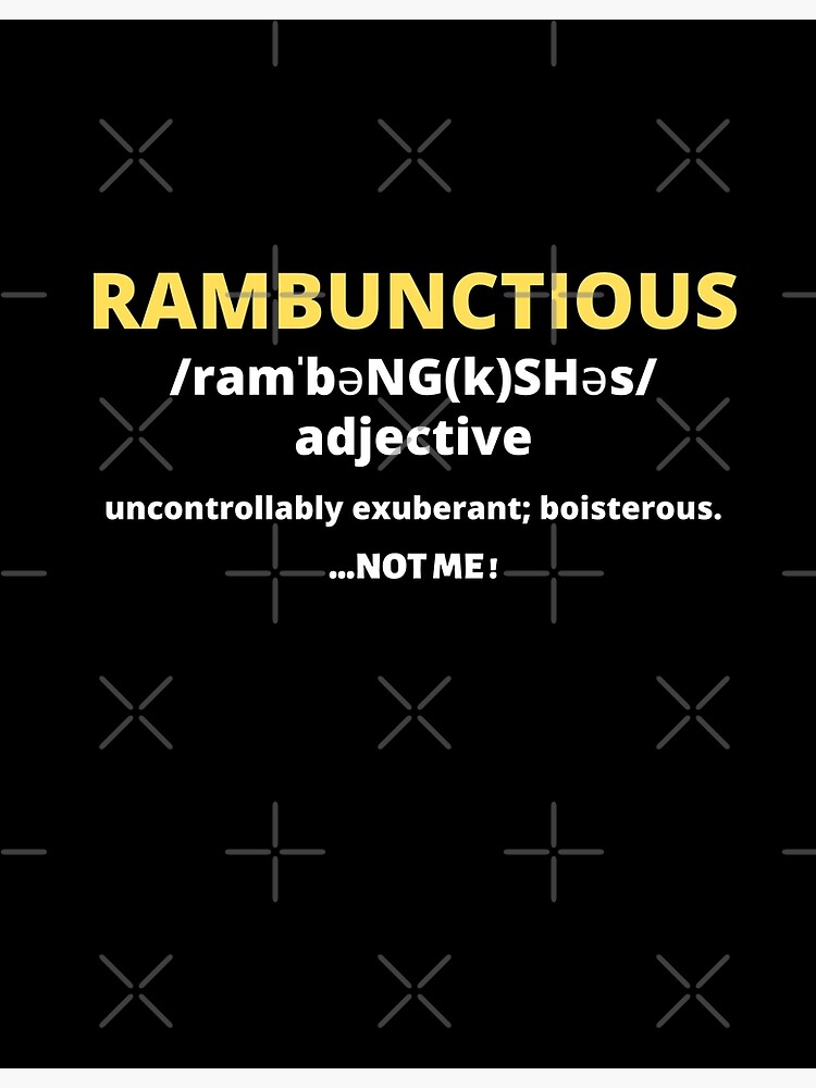 "Rambunctious" Poster by Svenbones | Redbubble