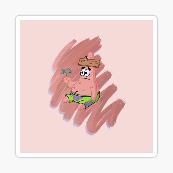 "Patrick Star " Sticker for Sale by volcnty | Redbubble