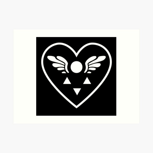 "deltarune logo" Art Print for Sale by nickyliza | Redbubble