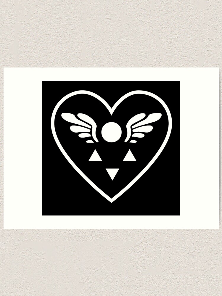 "deltarune logo" Art Print for Sale by nickyliza | Redbubble