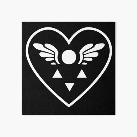 "deltarune logo" Art Board Print by nickyliza | Redbubble