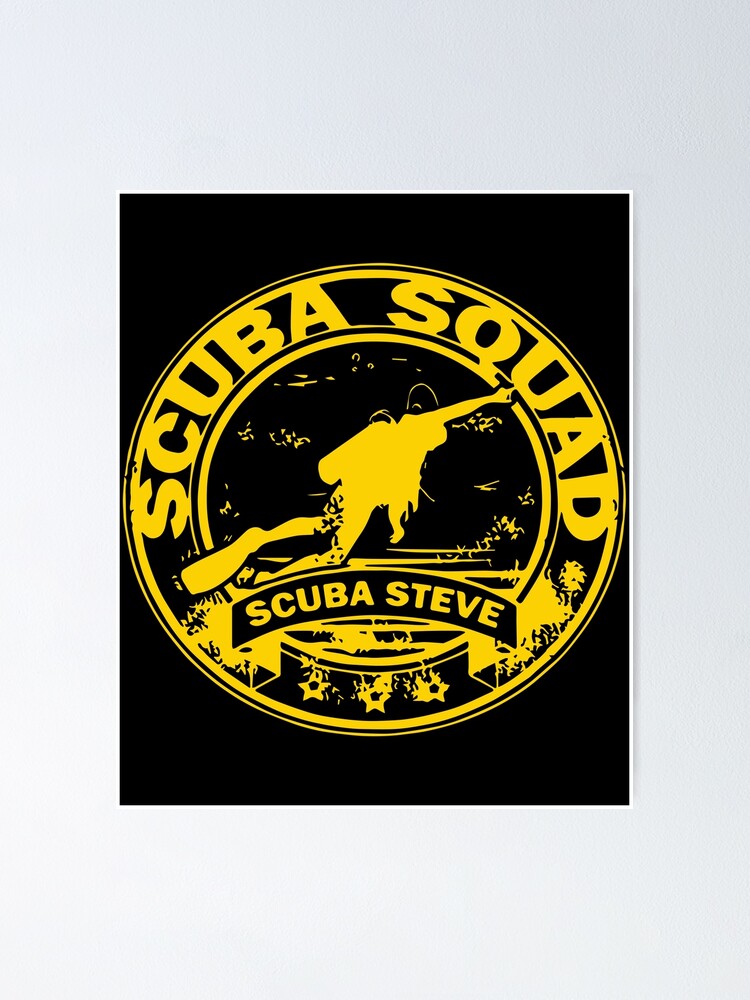 "Scuba Steve Scuba Squad Tee Big Funny Daddy Movie College Nerd dad ...