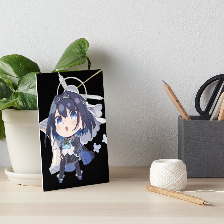 "HoloCouncil Ouro Kronii Chibi Hololive DE" Galeriedruck von LisaK77 ...