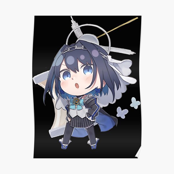 "HoloCouncil Ouro Kronii Chibi Hololive EN" Poster for Sale by LisaK77 ...